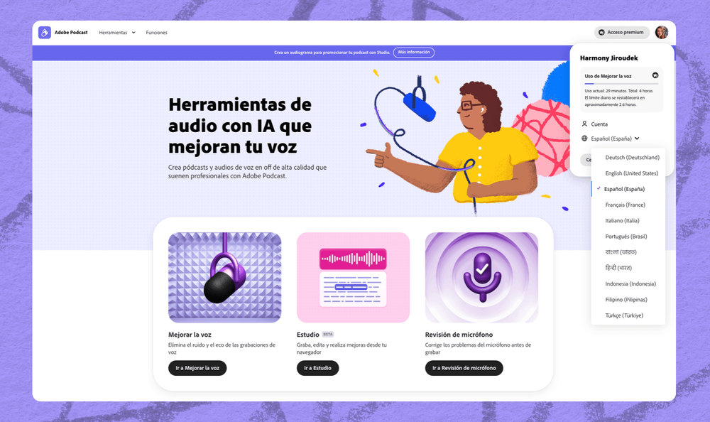What's new in Adobe Podcast?