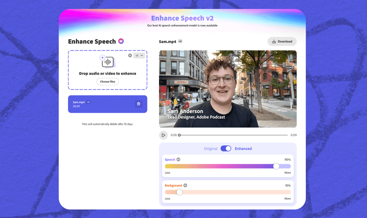 Enhance Speech for video