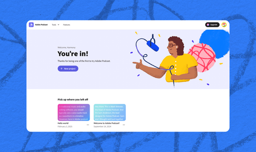 Adobe Podcast | AI audio recording and editing, all on the web